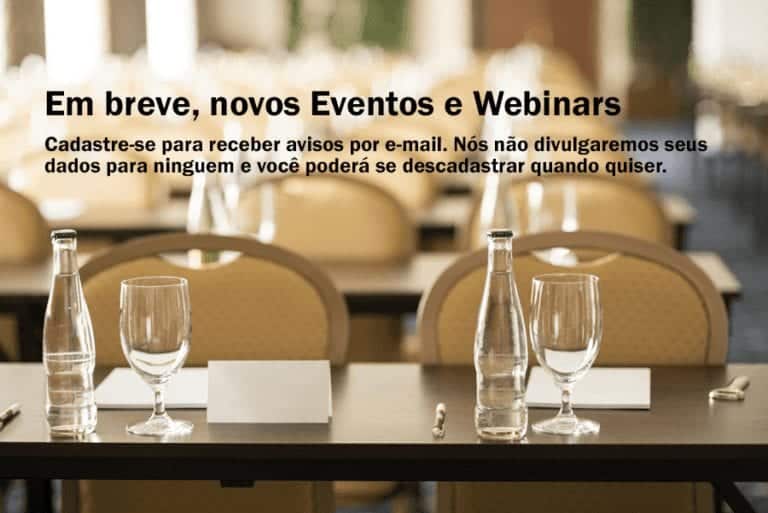 Em breve, novos Eventos e Webinars - Bravo Tecnologia